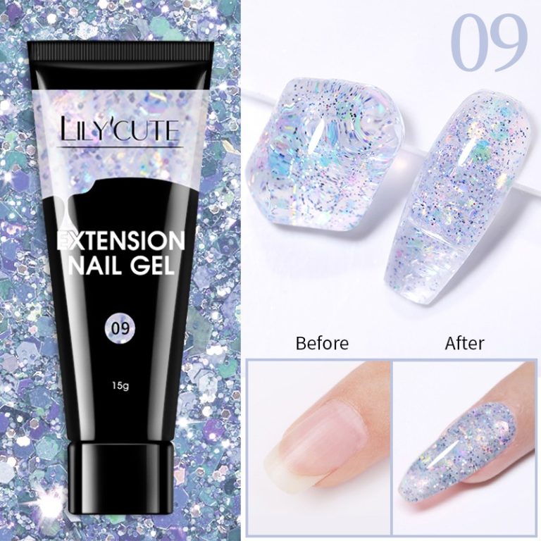 LILYCUTE 15ml Poly Gel Nail Tubes | LILYCUTE